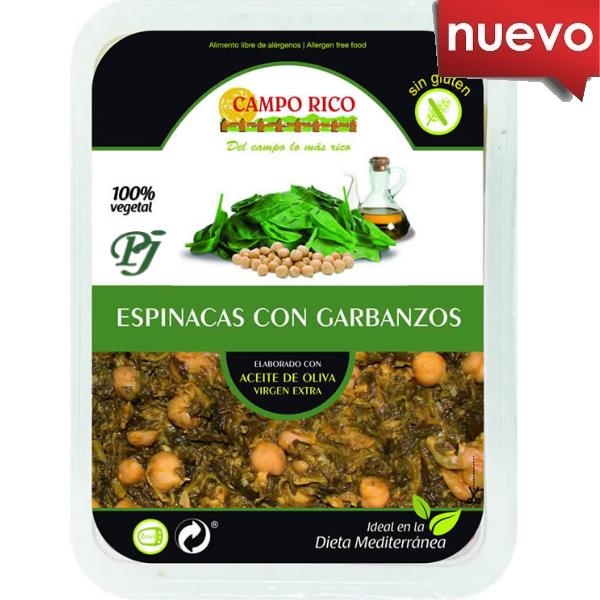 Campo Rico Espinacas Bio 250Gr | Centro Dietético del Sur